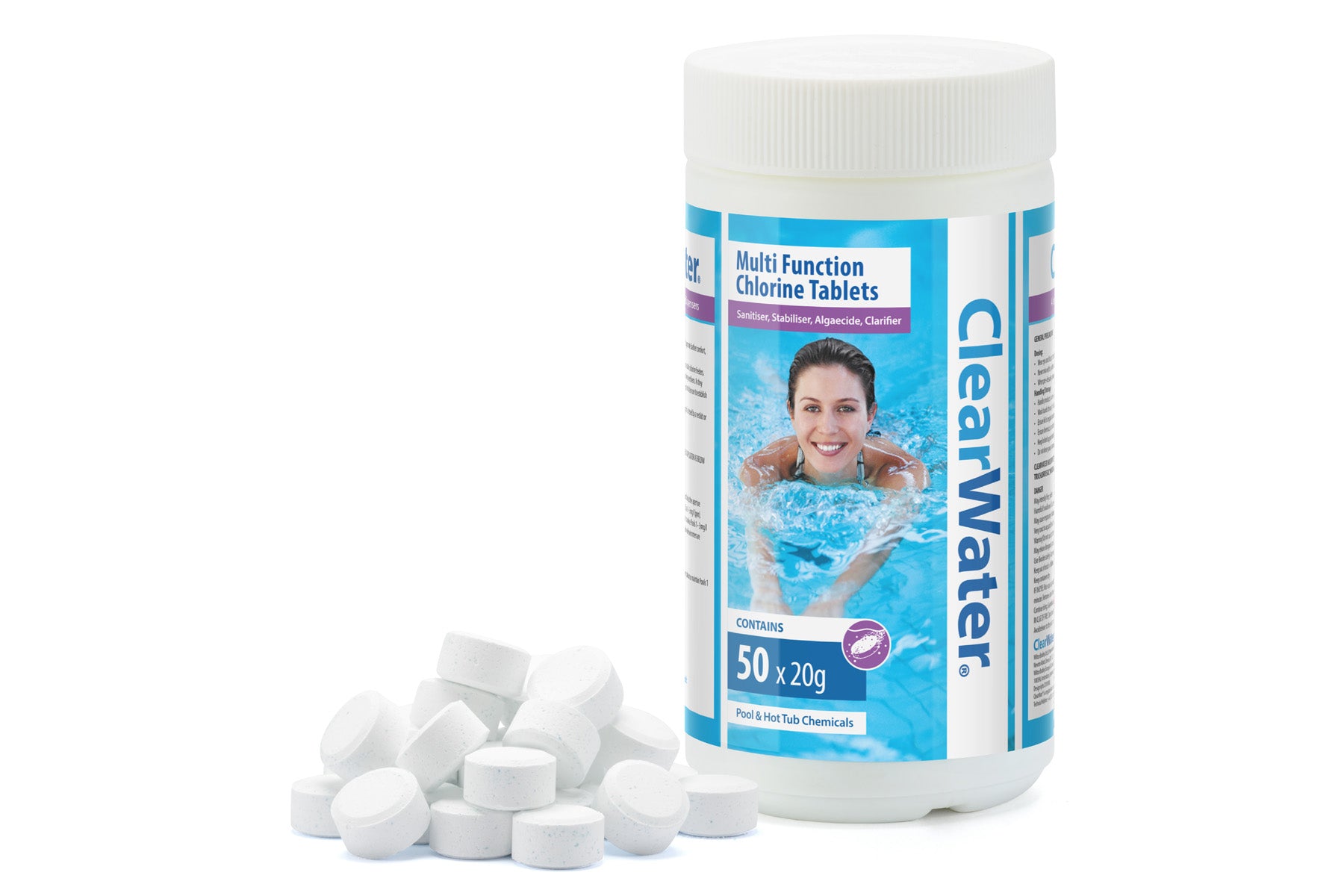 1kg Chlorine Tablets for Pool & Spa Cleaning - Bestway Store